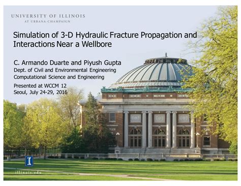 Pdf Simulation Of 3 D Hydraulic Fracture Propagation And Interactions Near A Wellbore