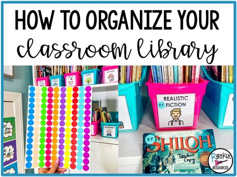 How To Organize Your Classroom Library Rockin Resources