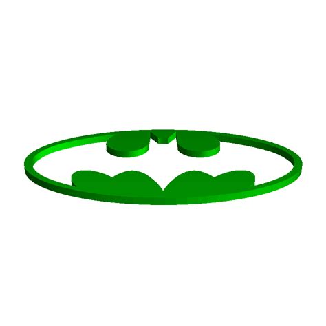 3d Printer Files 3mf File Batman Logo 🦇 Creality Cloud