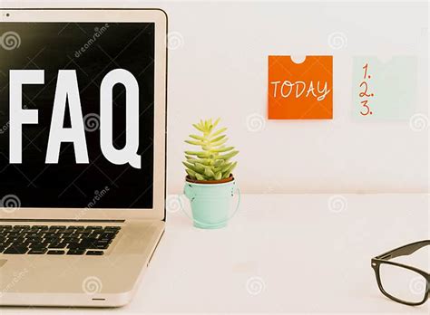 Sign Displaying Faq Business Approach List Of Frequently Asked Questions And Answers On A