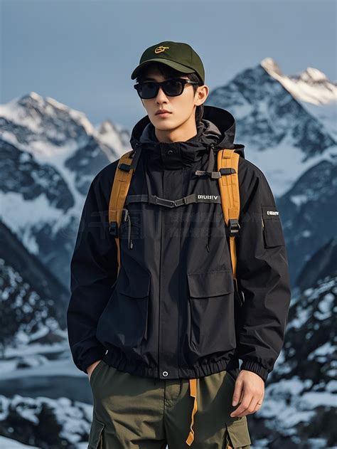 登山ai数字艺术 青年登山者在山顶上 Ai图片免费下载png格式1536像素编号71304423 千图网