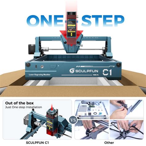 Mini Grabador Láser Sculpfun C1 3w Compacto Y Preciso 0 04mm Sculpfun Mexico