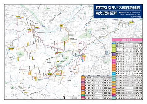 南大沢京王バス路線図 南大沢バードヒルズ送迎バス 時刻表 南大沢駅 Bmzw