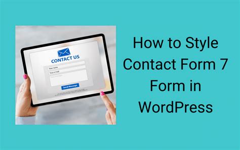 How To Style Contact Form 7 Form In Wordpress Ltheme