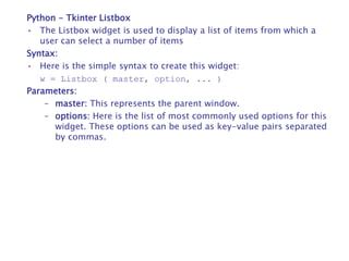Python Programming Ppt