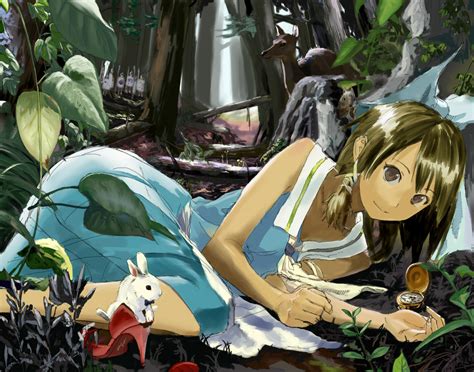 Alice And White Rabbit Alice In Wonderland Drawn By Shuku Danbooru