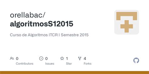 GitHub Orellabac AlgoritmosS Curso De Algoritmos ITCR I Semestre