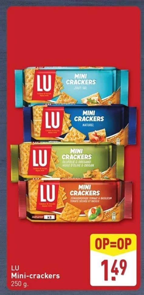 Lu Mini Crackers Aanbieding Bij Aldi Folderfeestnl