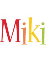 Miki Logo Name Logo Generator Smoothie Summer Birthday Kiddo Colors Style