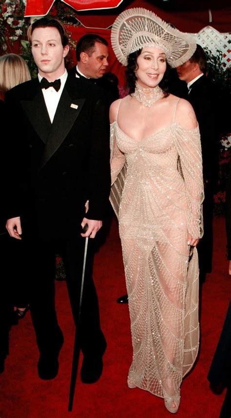 Cher News Chers Unforgettable Oscar Dresses Part Two
