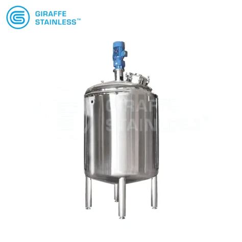 Beverage Process Liquid Detergent Buffer Storage Liquid Blending Heating Mixing Tank And