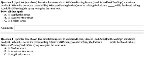 consider a multithreaded system for processing