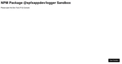 Logger Codesandbox