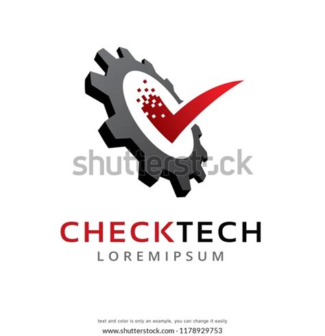 Check Tech Logo Template Design Vector Stock Vector Royalty Free Shutterstock