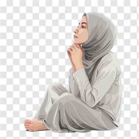 겸손한 우아함 히잡을 쓴 소녀 만화 캐릭터 이슬람 소녀 히잡 만화 Png 일러스트 및 이미지 에 대한 무료 다운로드 Pngtree
