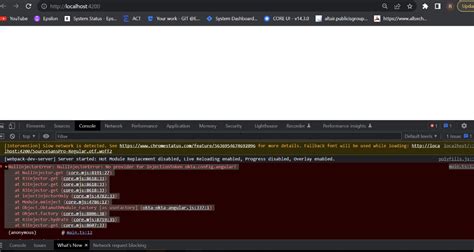 While Integrating Angular App With Okta I Am Getting This Error