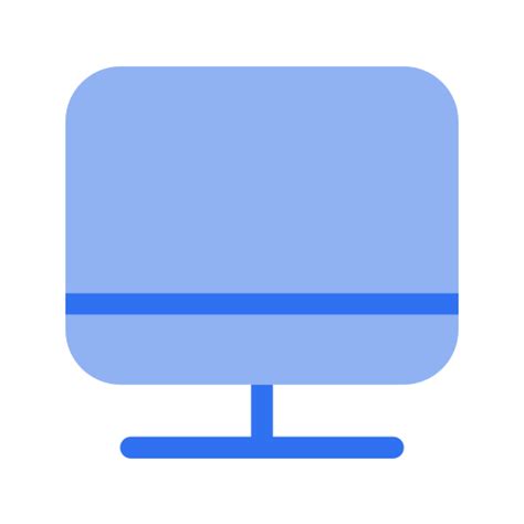 Computer Generic Blue Icon