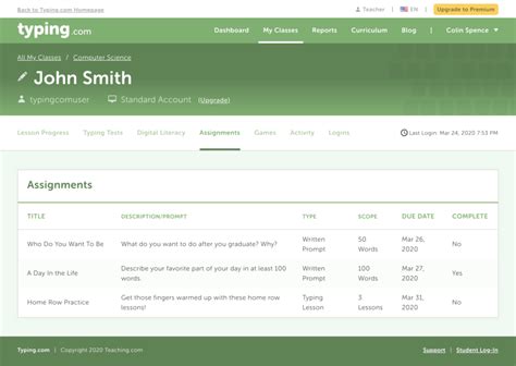 New Feature Assignments And Much More Typing Blog