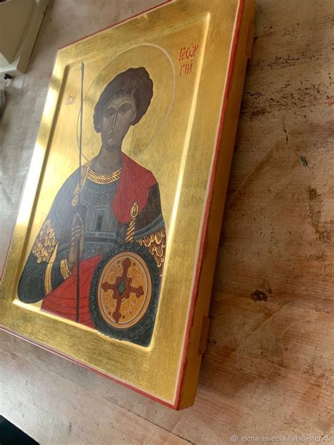 Икона Св Георгий Победоносец в интернет магазине на Ярмарке Мастеров Иконы Геленджик