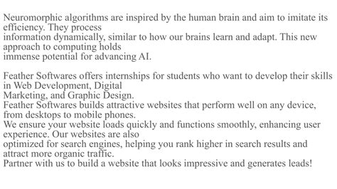 Ppt Neuromorphic Algorithms Powerpoint Presentation Free Download