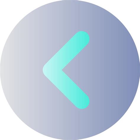 Arrow Left Button Flat Gradient Color Ui Icon Move Back Toolbar