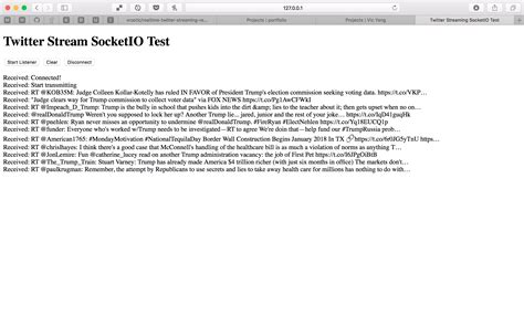 Realtime Twitter Streaming Render Vic Yang