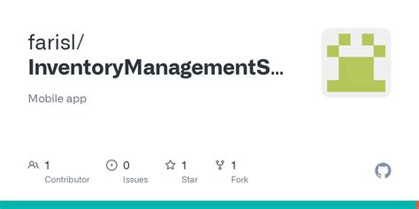 Github Farisl Inventorymanagementsoftware Flutter Mobile App