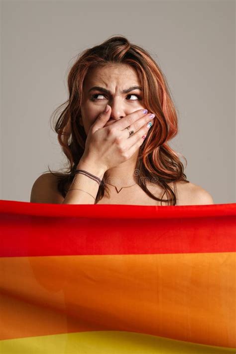 Naked Girl Covering Flag Stock Photos Free Royalty Free Stock Photos From Dreamstime