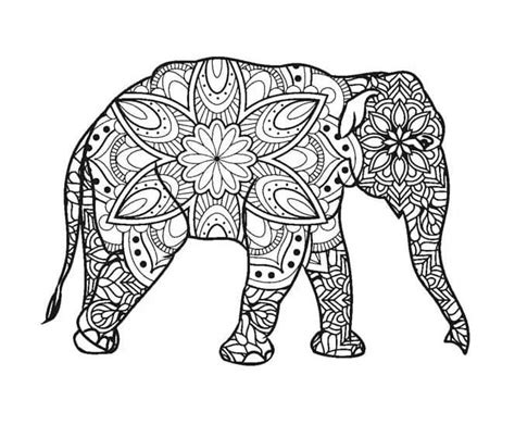 Dibujos De Elefante Para Colorear E Imprimir Coloringlib