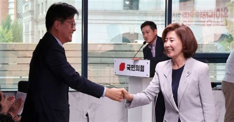 원외 표심 잡아라나경원·윤상현 당심 확보 잰걸음