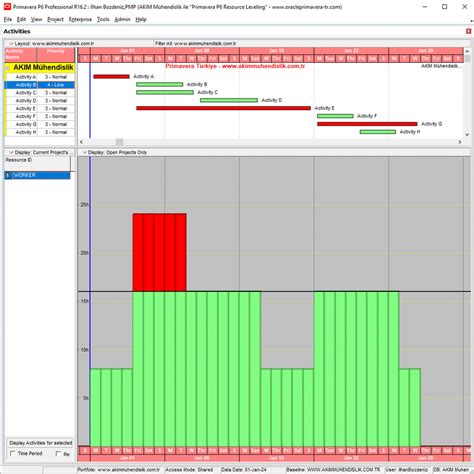 using resource leveling in primavera p6 scheduling so