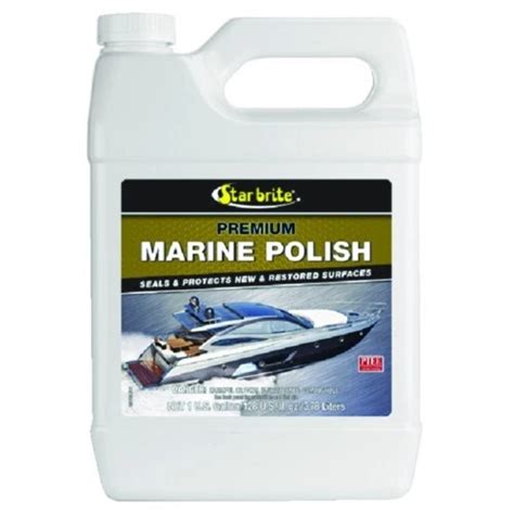 Star Brite Premium Marine Polish With Ptef Seals And Protects 1 Gallon