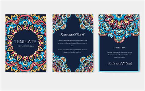 독특한 장식으로 보편적인 플라이어 3 X 4입니다 생일 파티 또는 결혼식에 초대 카드입니다 전통적인 그림 인쇄 활판 인쇄 술과 디자인입니다 초대 텍스트 세로 축제 엽서