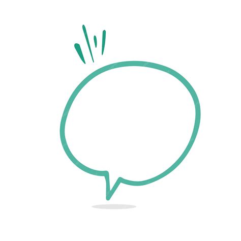 Premium Vector Set Of Speak Bubble Text Chatting Box Message Box Outline Cartoon