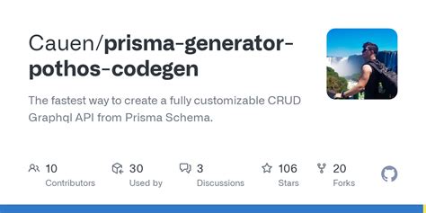 Github Cauenprisma Generator Pothos Codegen Auto Generate Input