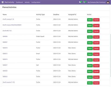 User Guide For Odoo Advance Activity Management