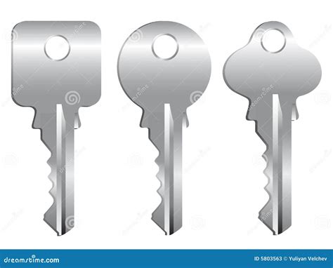 Vector Keys Stock Vector Illustration Of Isolated Door 5803563