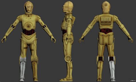 C3p0 Pack 3d Models