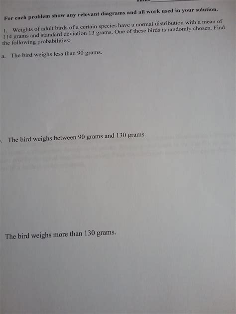 Solved Normal Distribution And Sampling Distribution Tinspire