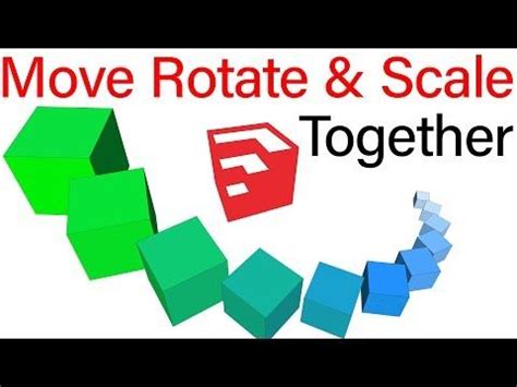 Move Copy Rotate Scale Together With Grow Plugin In SketchUp Part 1 YouTube Plugins It