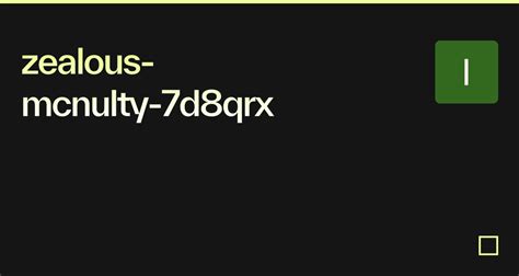 Zealous Mcnulty D Qrx Codesandbox