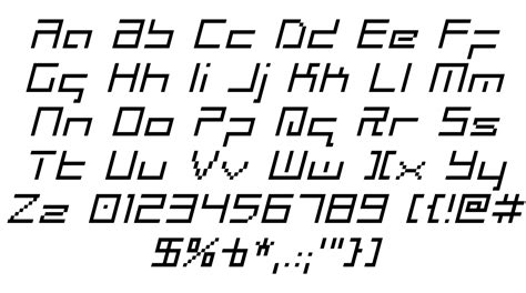 Download Radio Space Bitmap Font