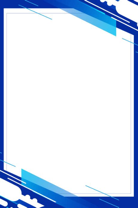 Blue Page Background Poster Template Postermywall