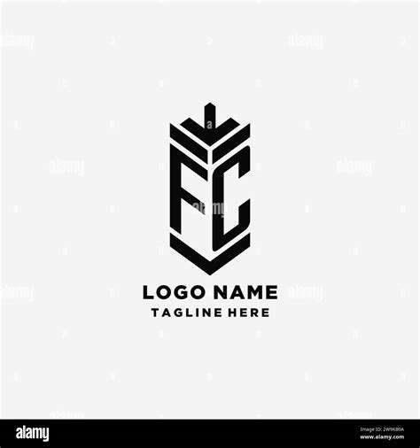 Initials Fc Shield Logo Design Creative Monogram Logo Inspiration