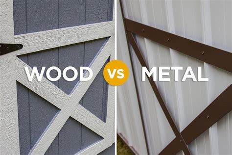Wood Sheds Vs Metal Sheds Which Is Best