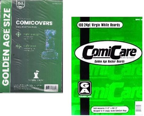 100 Golden Comic Bags And Comic Backing Boards