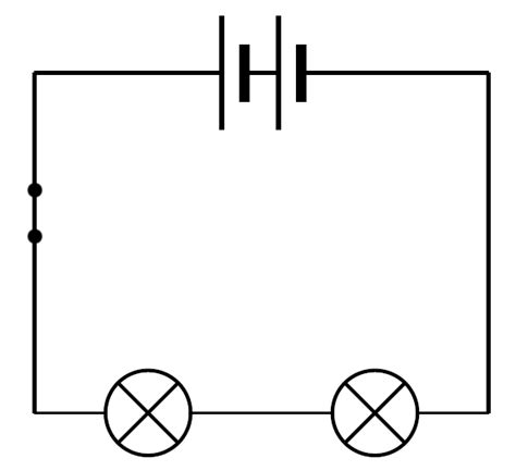 Schematic Diagram Closed Circuit Circuits Closed Open Basic