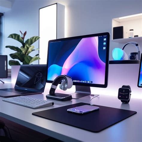 Free Modern Tech Desk Photo Technology Workstation Monitor
