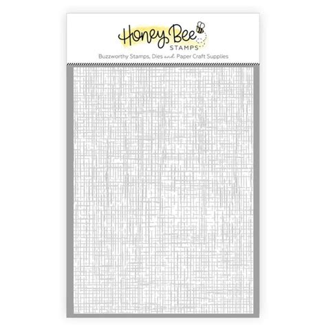 Burlap 3d Embossing Folder Honey Bee Stamps