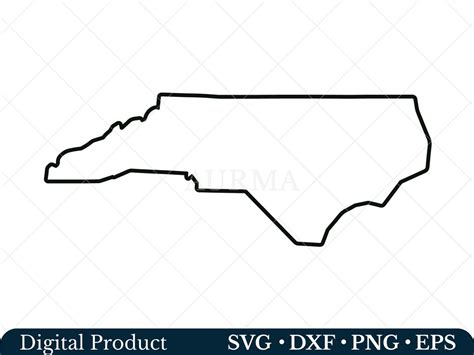 North Carolina State Svg North Carolina Png Patriotic Svg Cut File